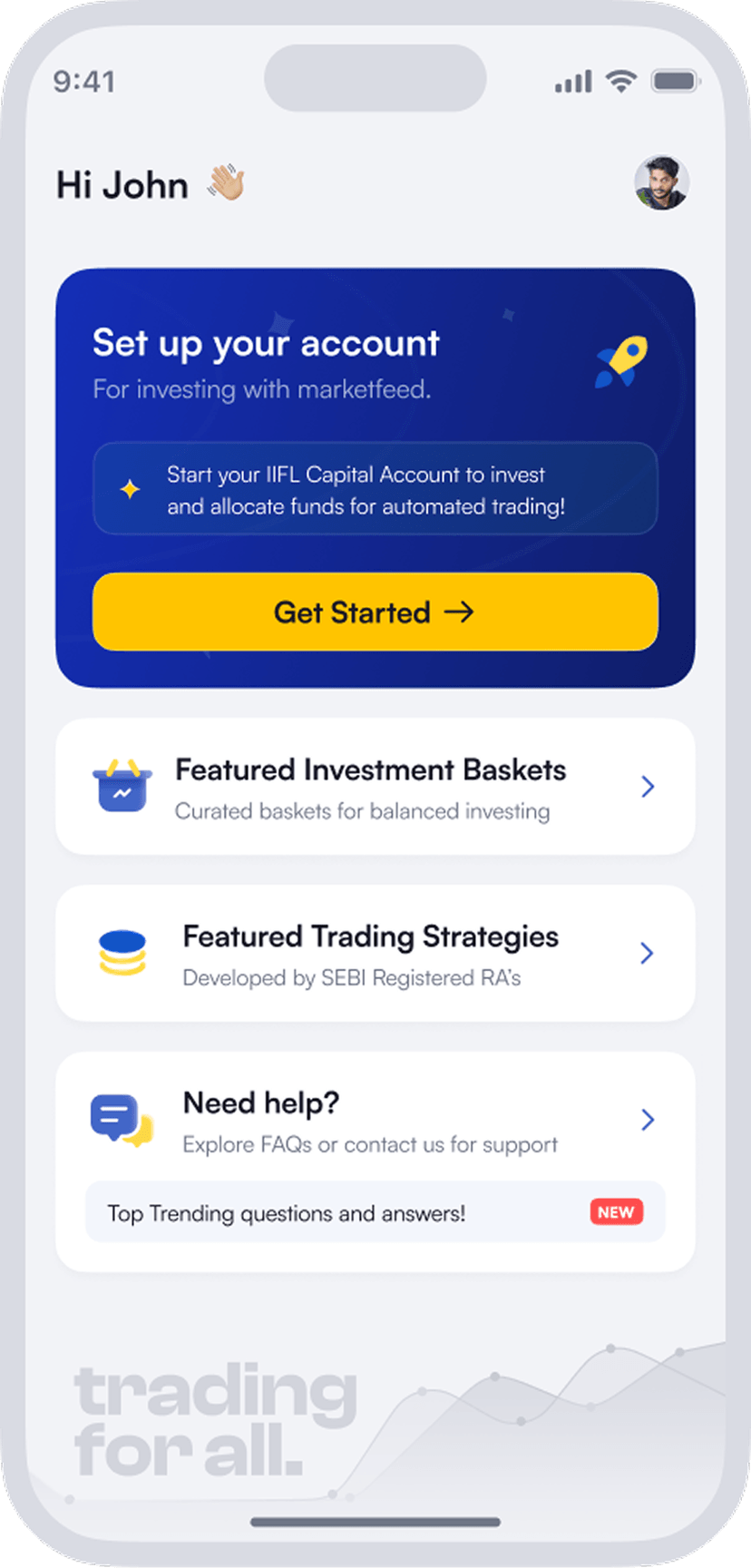 Account Opening is now